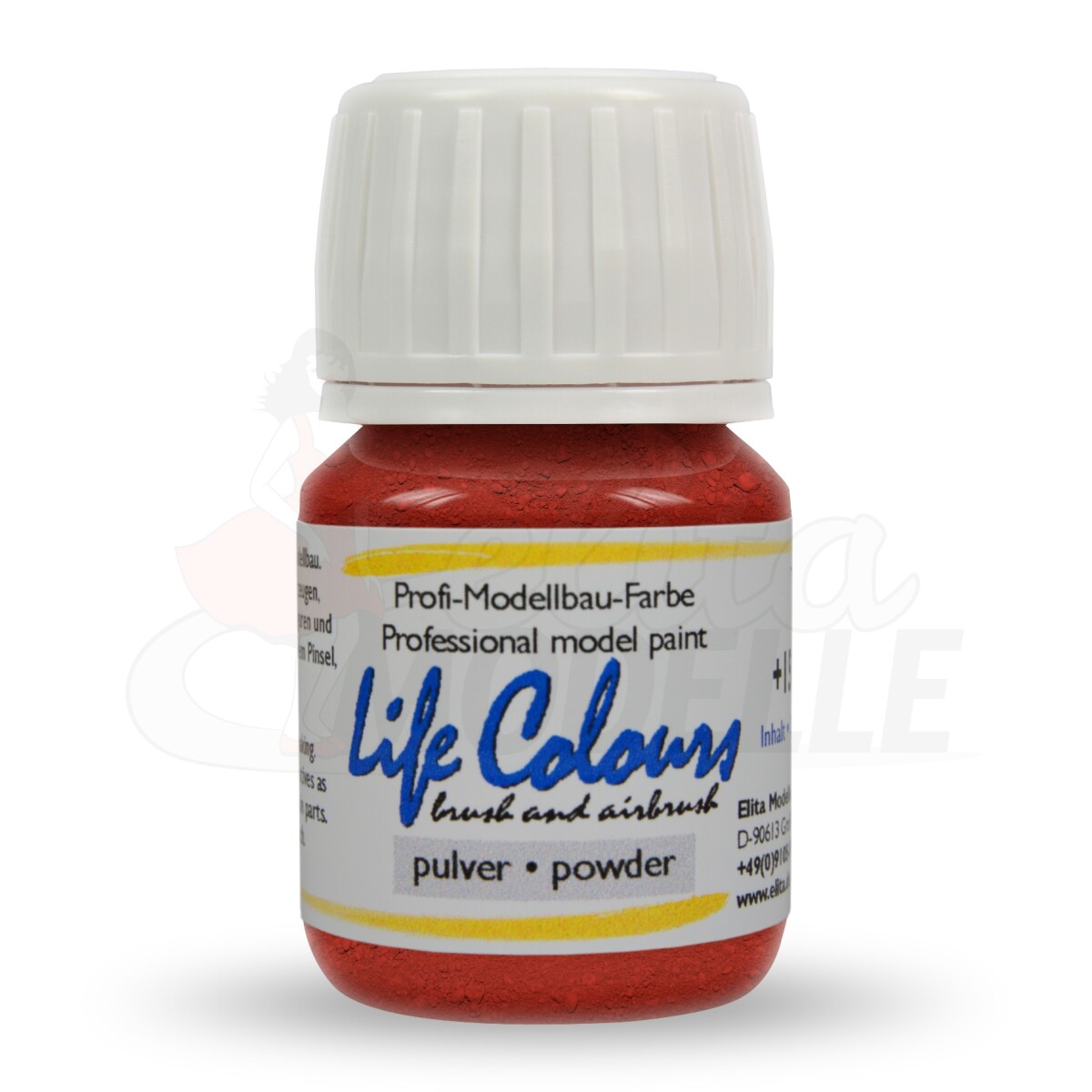 Life Colours Pulverfarbe Rostrot 30 ml