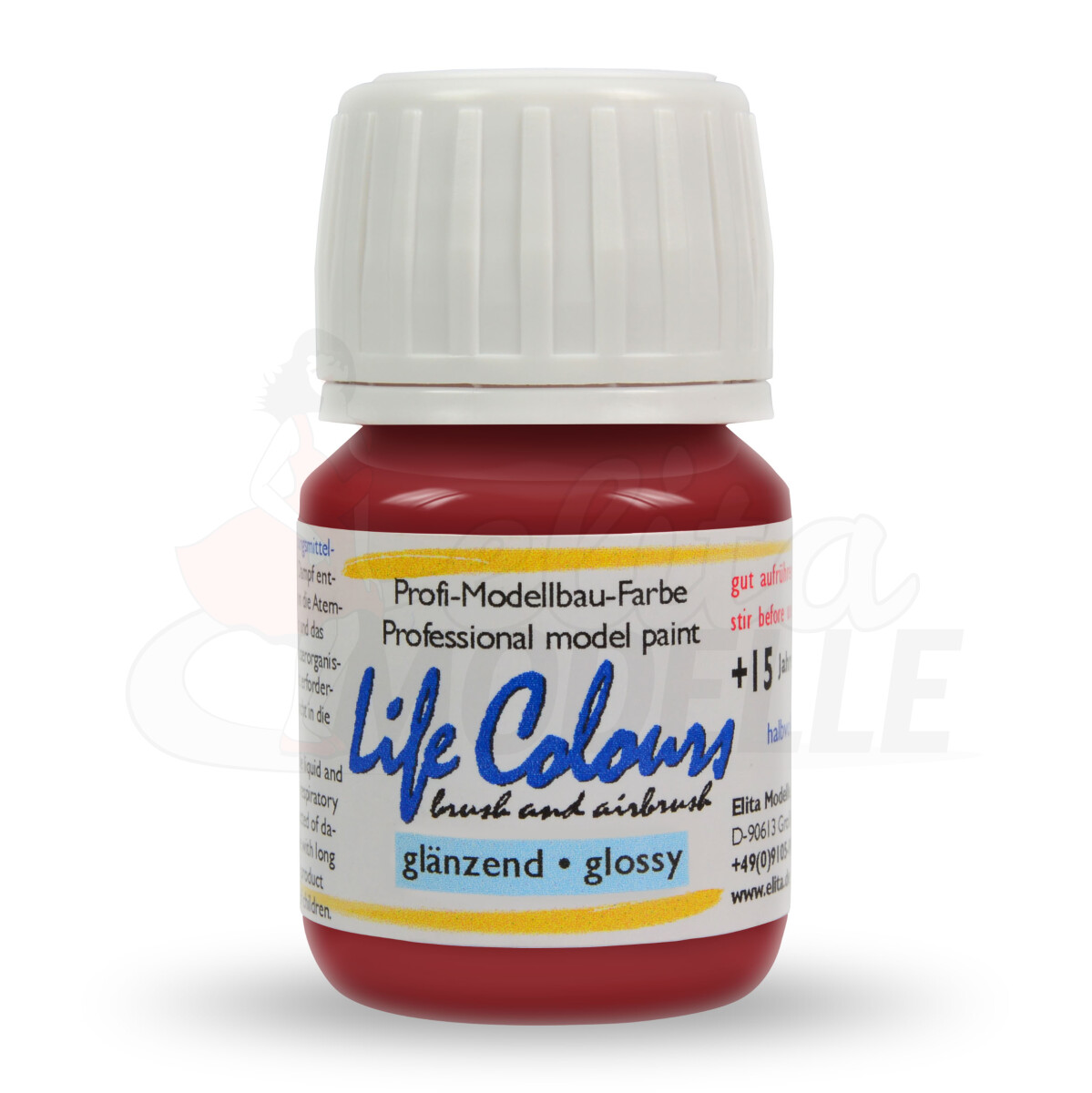 Elita Modellbaufarben RAL 3002 Karminrot 15 ml