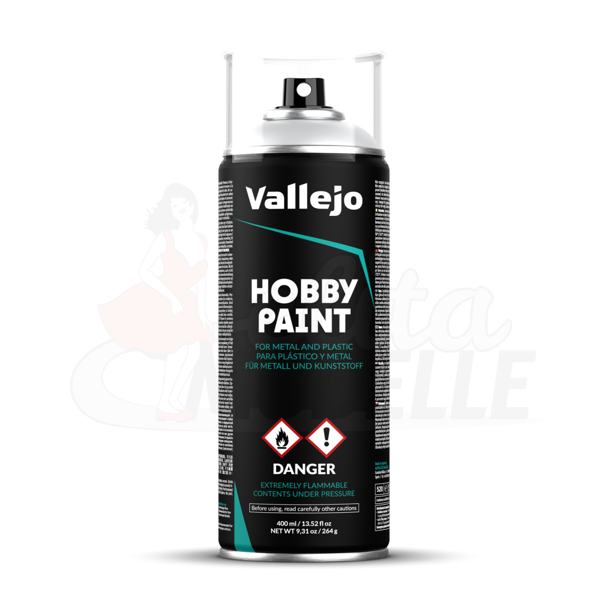 Vallejo 28.011 Hobby Paint Basic Primer Grey 400 ml